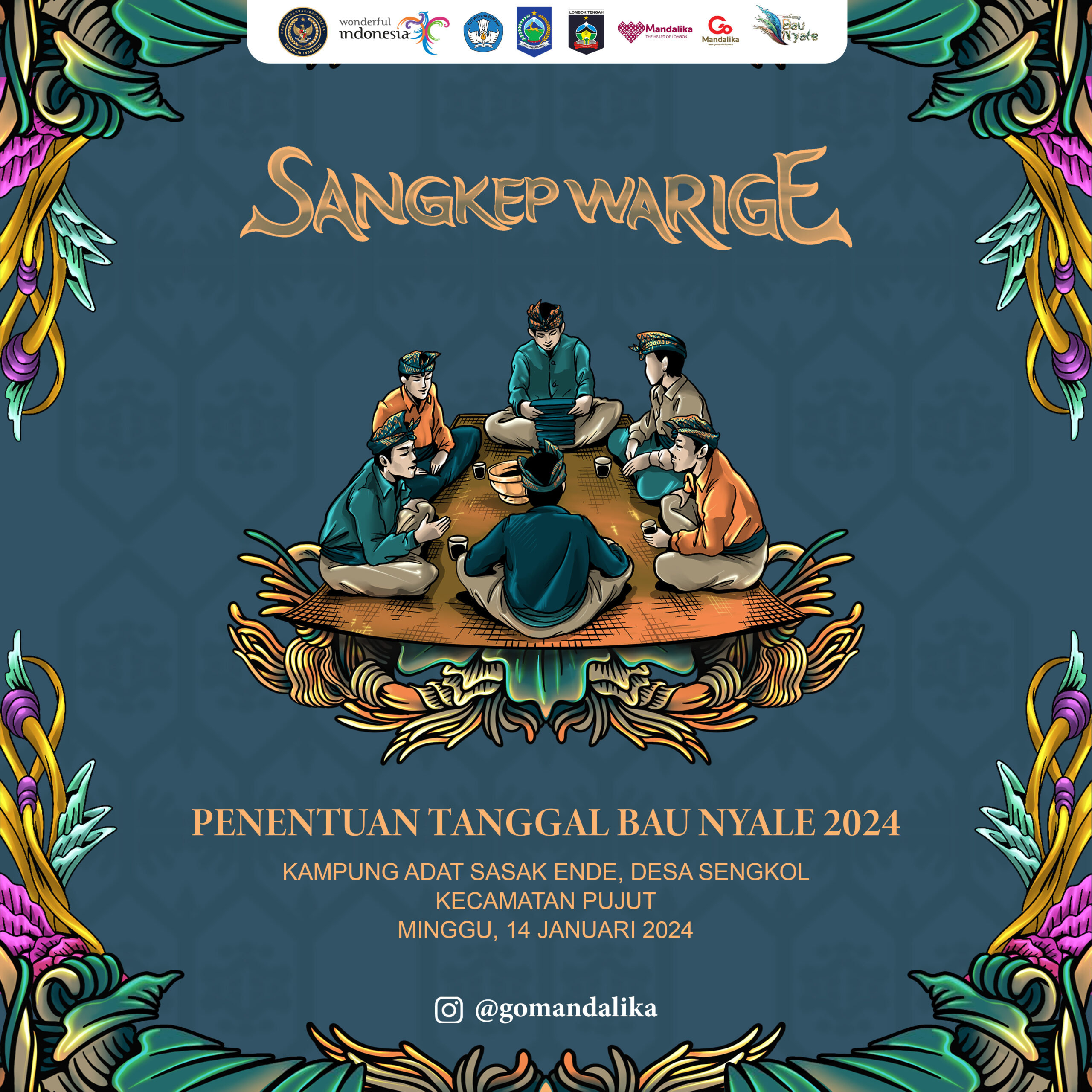 Simak Rangkaian Event Festival Pesona Bau Nyale 2024 – Go Mandalika