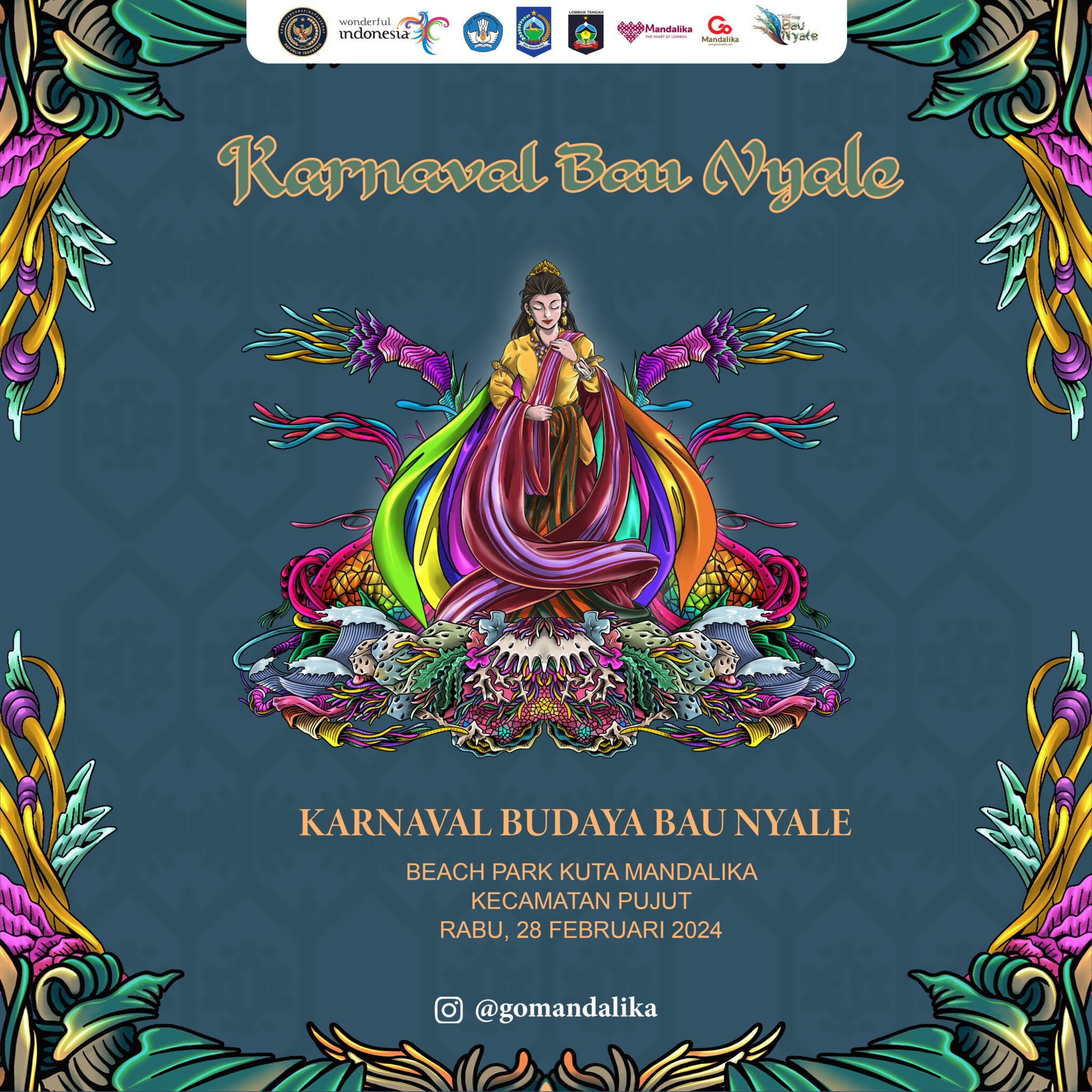 Simak Rangkaian Event Festival Pesona Bau Nyale 2024 – Go Mandalika